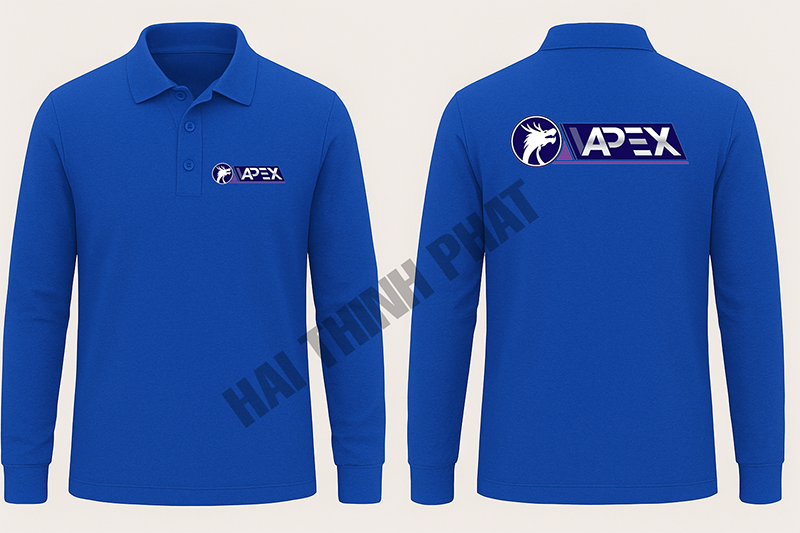 Áo thun đồng phục APEX màu Yamaha tay dài - HAI THINH PHAT